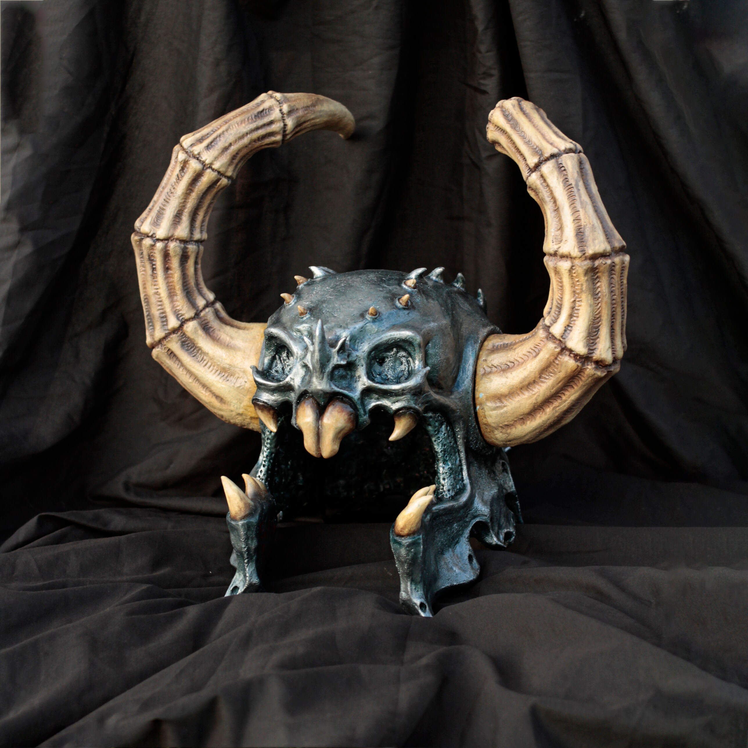 Vampire Knight Helmet Skull Full Face Mask Dark Fantasy - Etsy