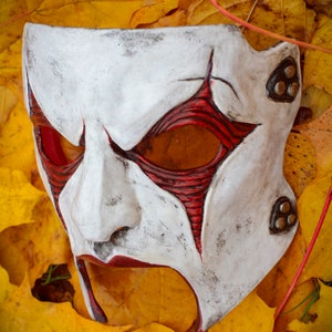 Slipknot Mask Jim James Root Jester Halloween Angry Face Clown ...