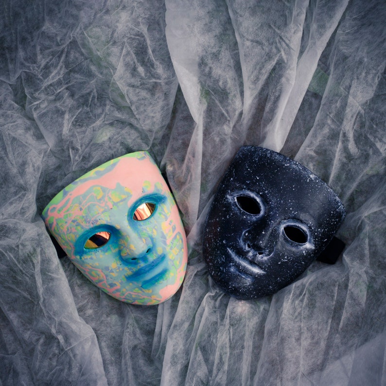 APOLLO God Mask Greek Mask Greek Statue Face Black Venetian - Etsy