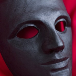 APOLLO God Mask Greek Mask Greek Statue Face Black Venetian - Etsy