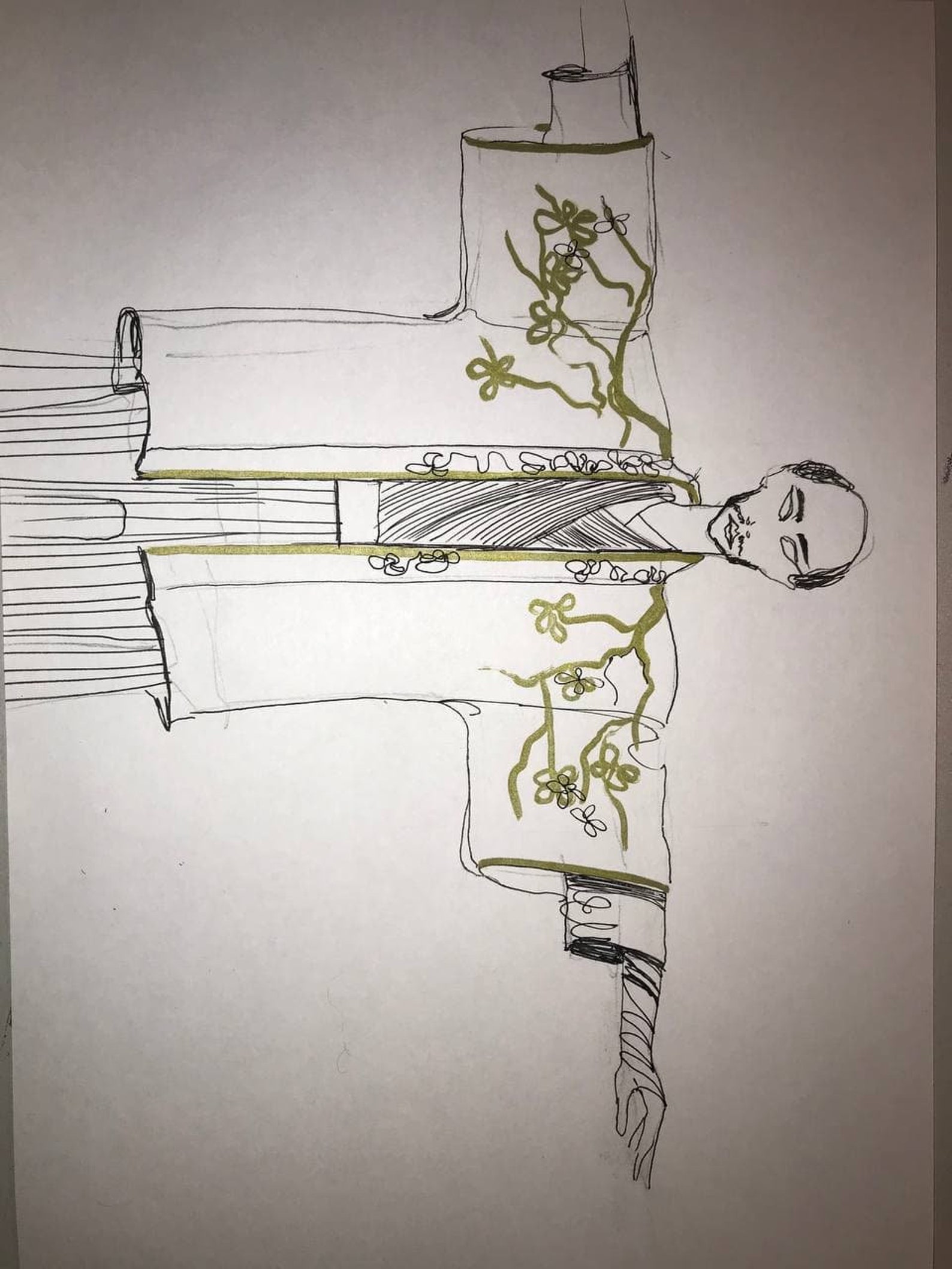 Japanese Emperor Clothing Anime Oni Demon Mask Full White Suit | Etsy