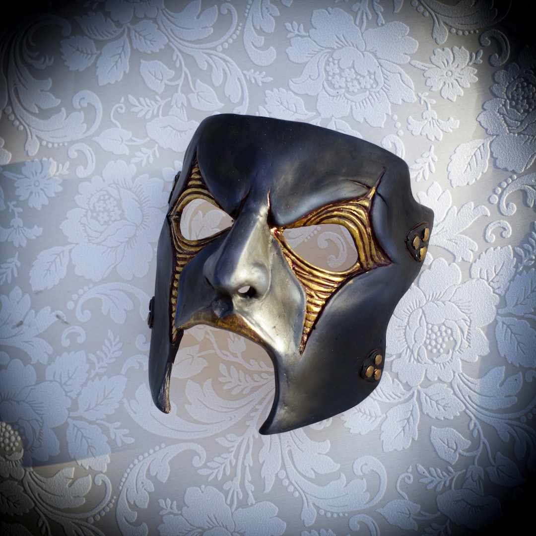 Slipknot James Root Mask – .5 the Gray Chapter Black/gold Full-face ...