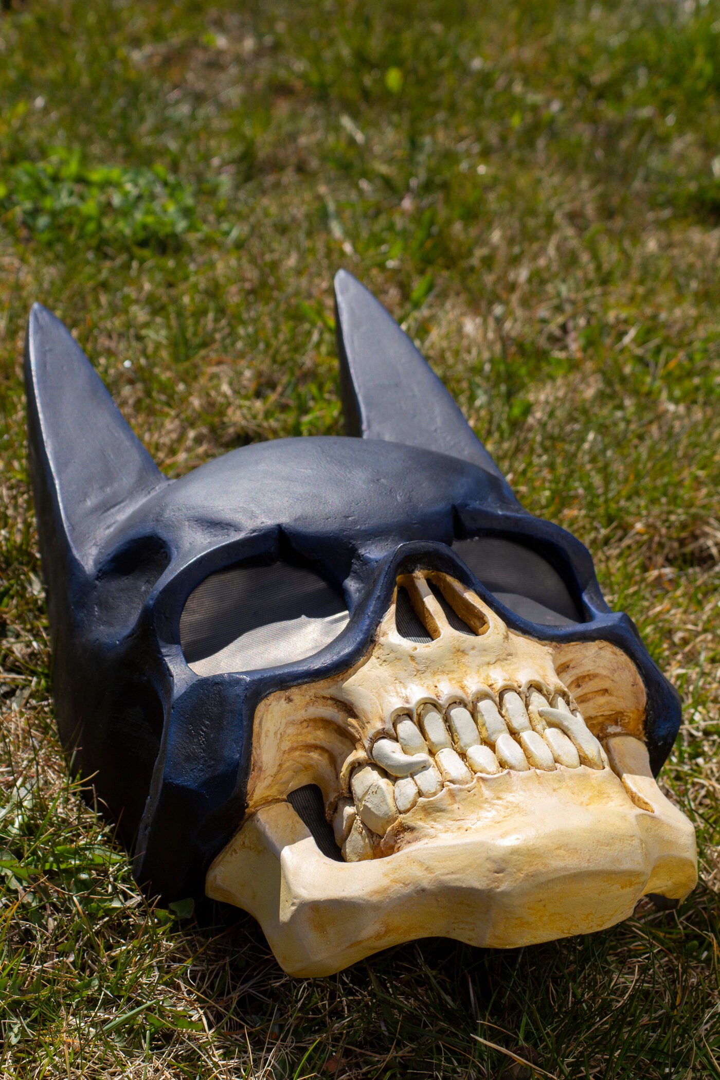 Batman mask Skull Superhero Skeleton full face coslpay Dark | Etsy