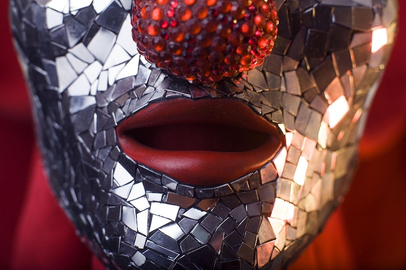 Shawn Crahan Mirror Clown Mask – Slipknot Broken Mirror Pieces, Disco ...