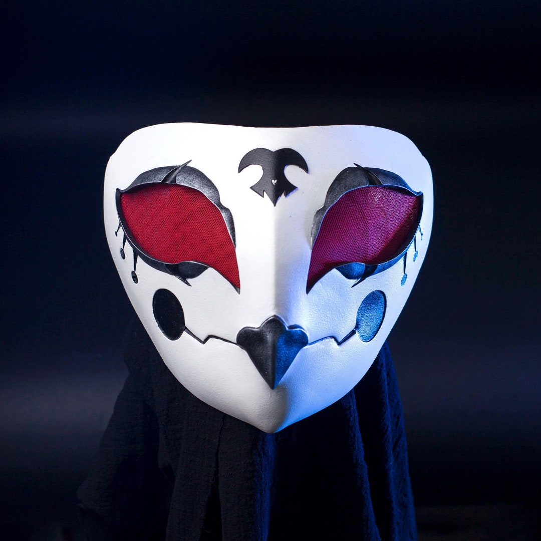 Helluva Boss Stolas Mask – Full-face Owl Demon Bird Cosplay, Royal ...