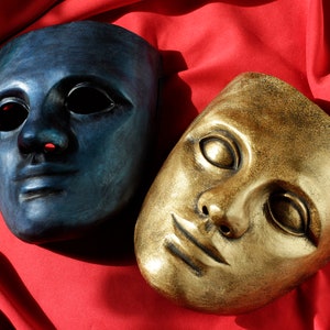 APOLLO God Mask, Greek Mask, Greek Statue Face, Gold Venetian Mask ...