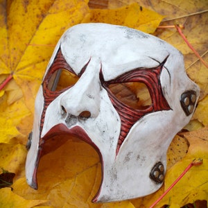 Slipknot Mask Jim James Root Jester Halloween Angry Face Clown ...