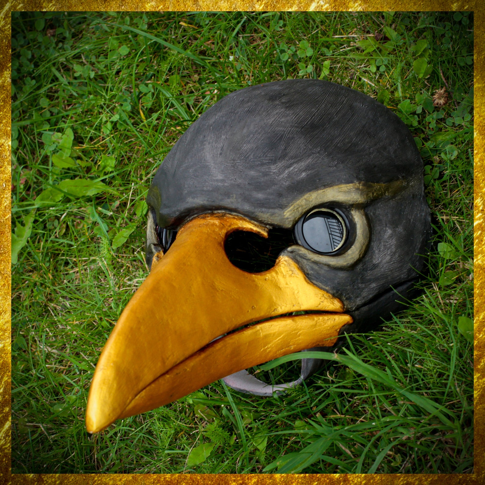 Black Raven Crow Fursuit head helmet mask wuth movable jaw | Etsy