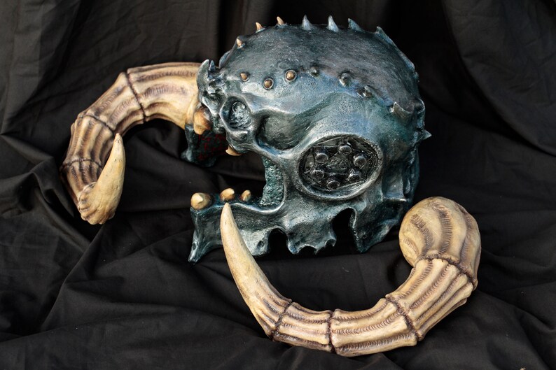 Vampire Knight Helmet Skull Full Face Mask Dark Fantasy - Etsy