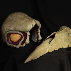 Skull Full Face Head Mask Halloween Horror Helmet Plague Doctor ...