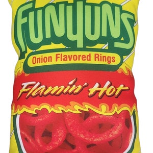 Novelty Chips Pillows Flamin - Etsy