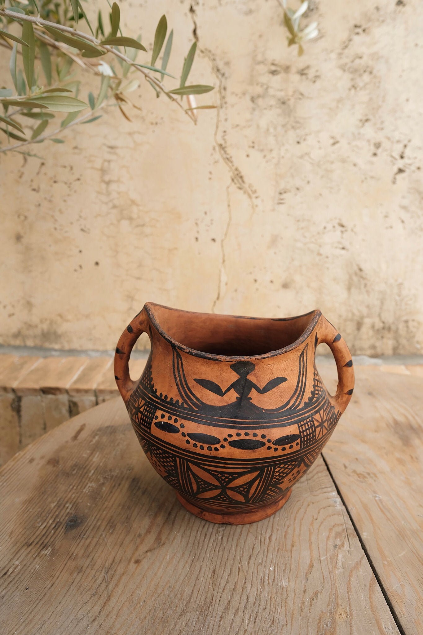 Home & Living Home Décor Moroccan pottery Handmade clay vase etna.com.pe