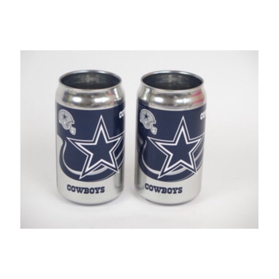 Dallas Cowboys Beer Chrome Glass Set of 2 | Etsy