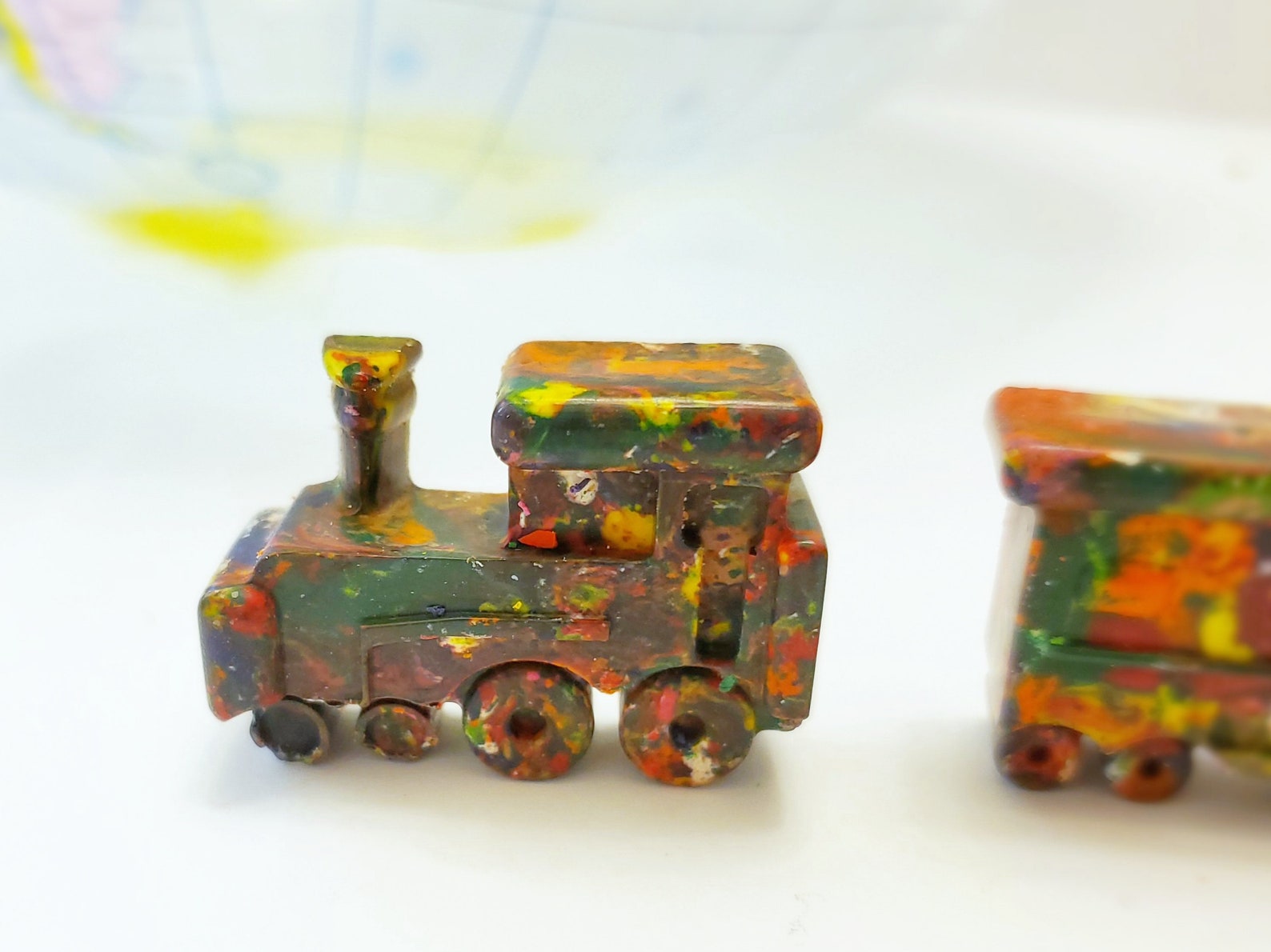 Train Crayons Set of 4 Handmade Crayons - Etsy
