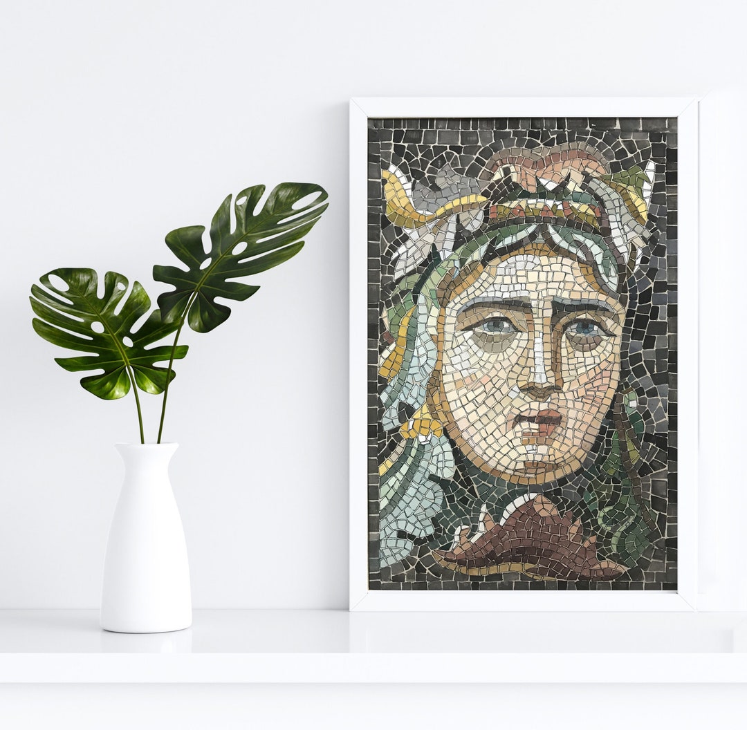 Mosaic Kit "portrait of the Faun" + Tutorial - Etsy