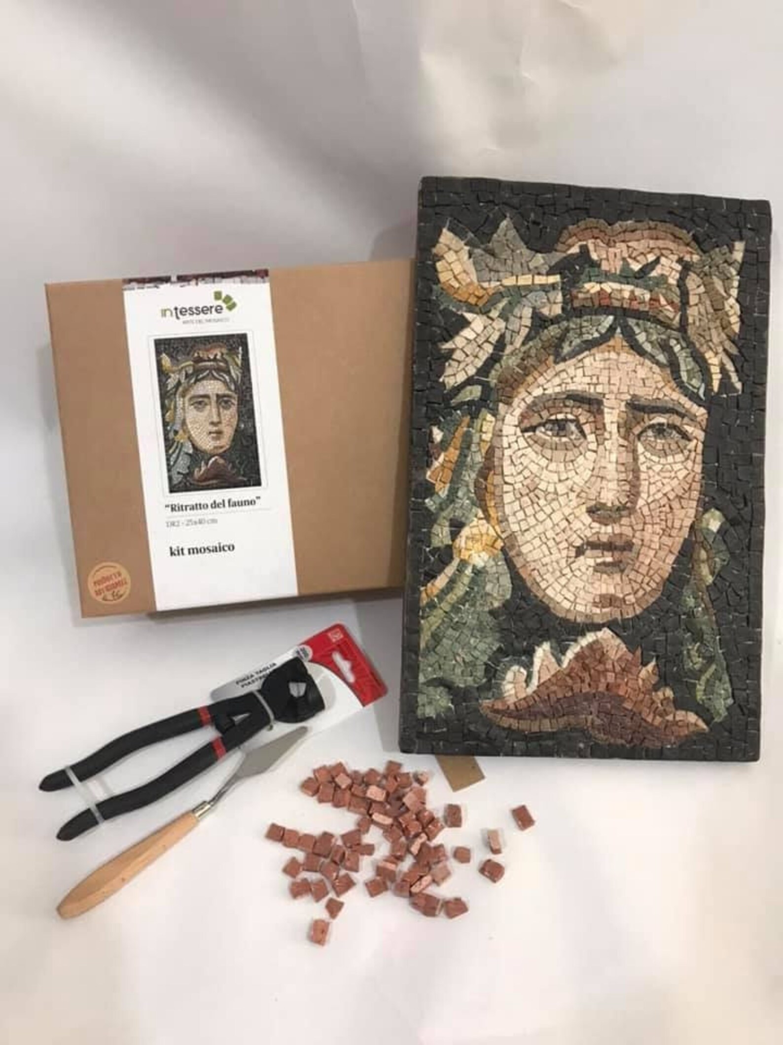 Mosaic Kit portrait of the Faun Tutorial - Etsy