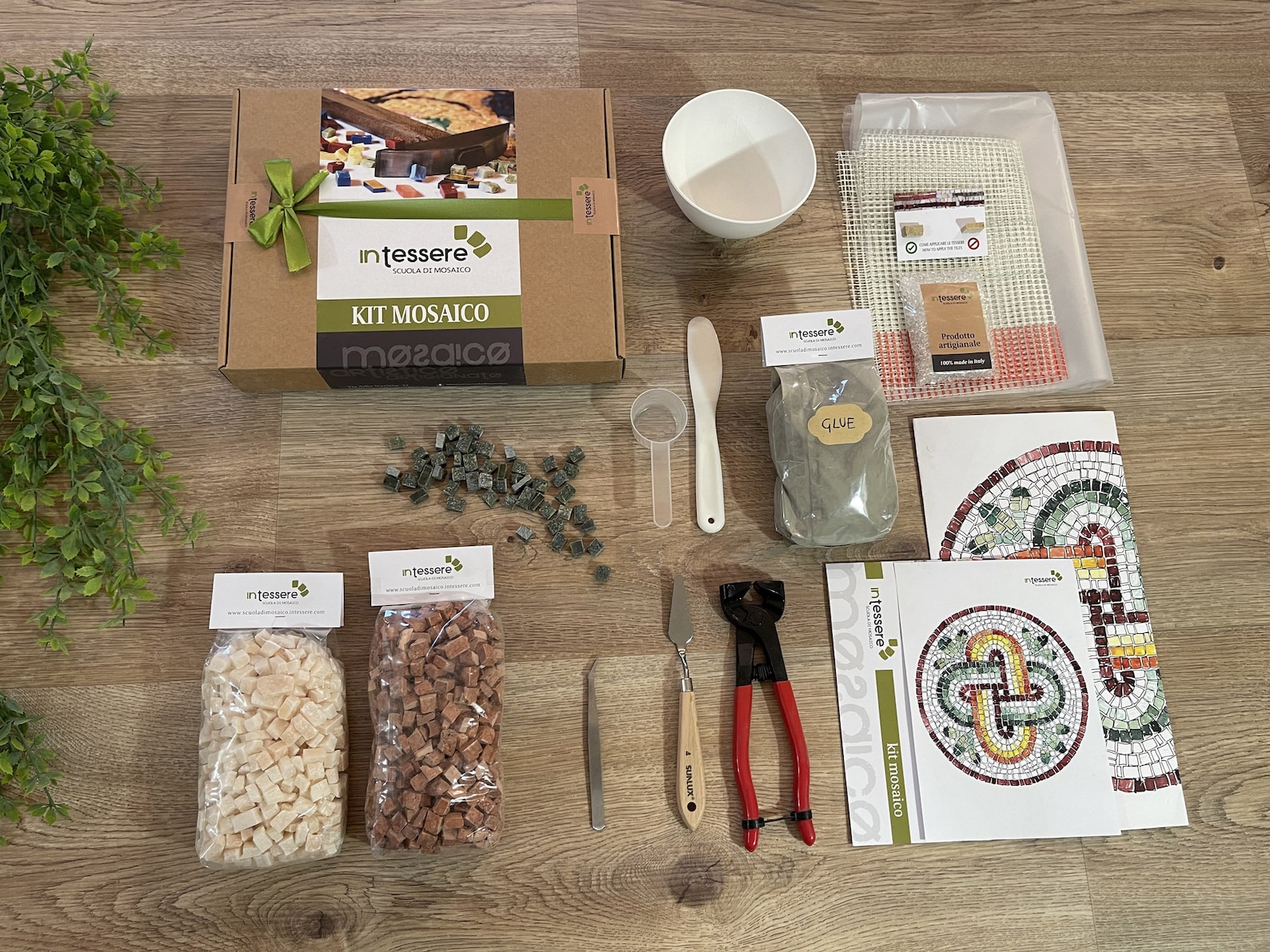 MOSAIC KIT With Tutorial, Complete Set of Tools and Marble Tiles ...