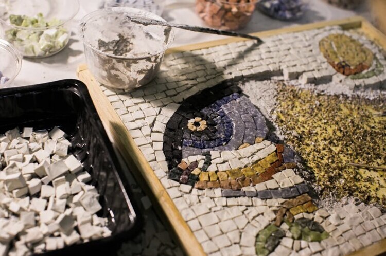Mosaik-Set "Asaroton Fisch" + tutorial