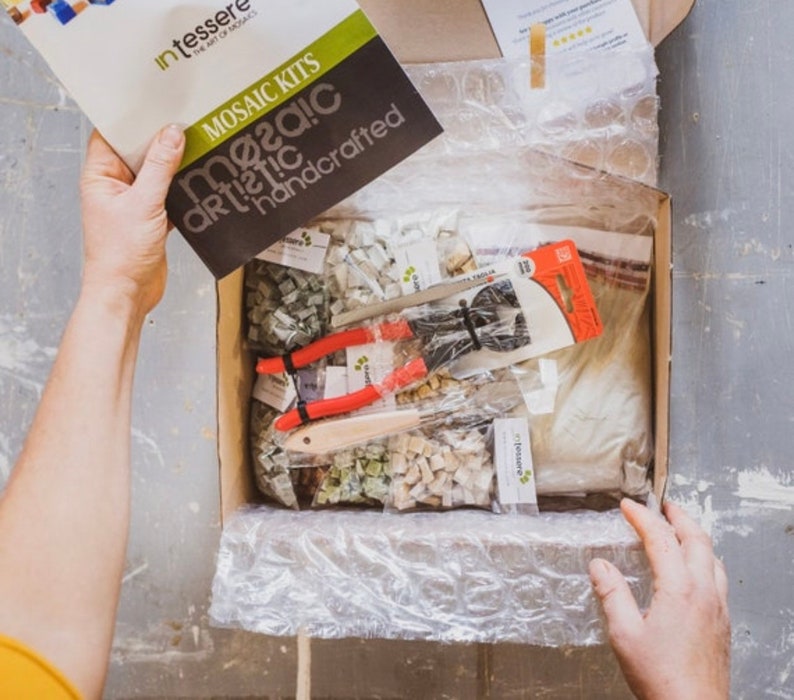 Mosaic Kit for Adults Tutorial Copy Roman Mosaic - Etsy