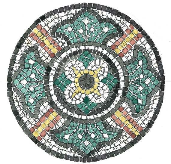 Mosaic Kit lily Flower Tutorial | Etsy