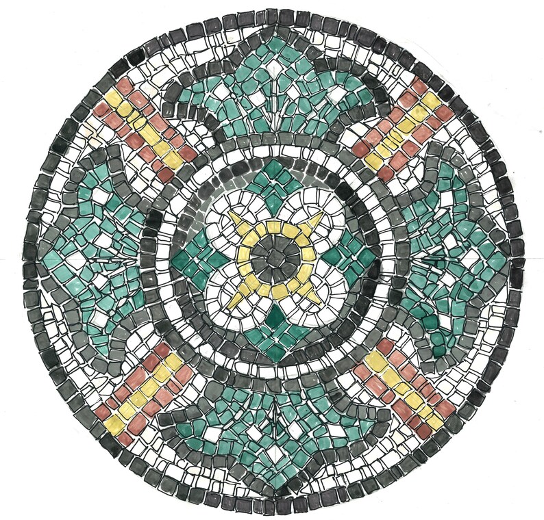 Mosaic Kit lily Flower Tutorial | Etsy