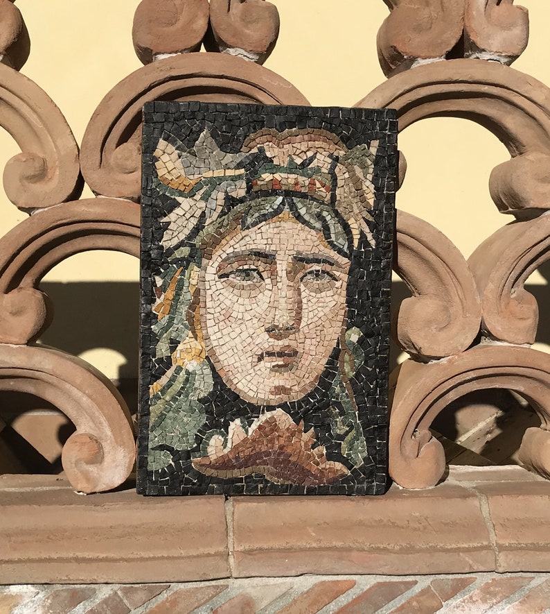 Mosaic Kit portrait of the Faun Tutorial - Etsy