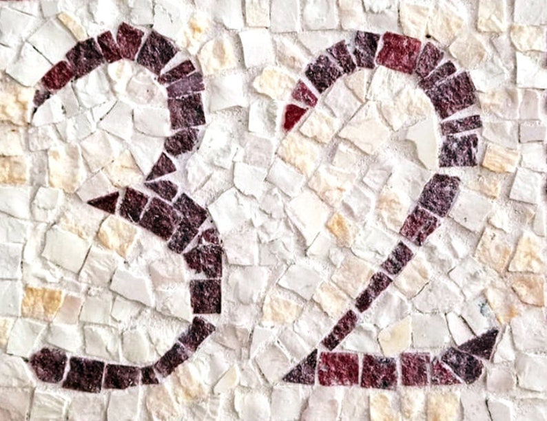 Mosaic Kit House Number Tutorial | Etsy