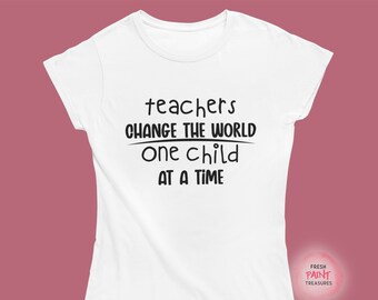School Teacher SVG Hand Lettered SVG Teachers Change the - Etsy