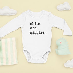 Baby SVG PNG Shits and Giggles Svg Funny Baby Sayings Svg Files for ...
