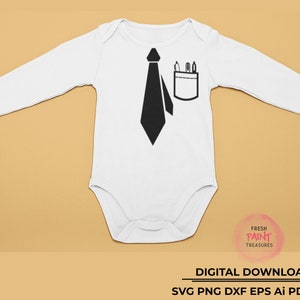 The Boss Baby Tie and Pocket Svg / Funny Baby Onesie / Kids Shirt ...