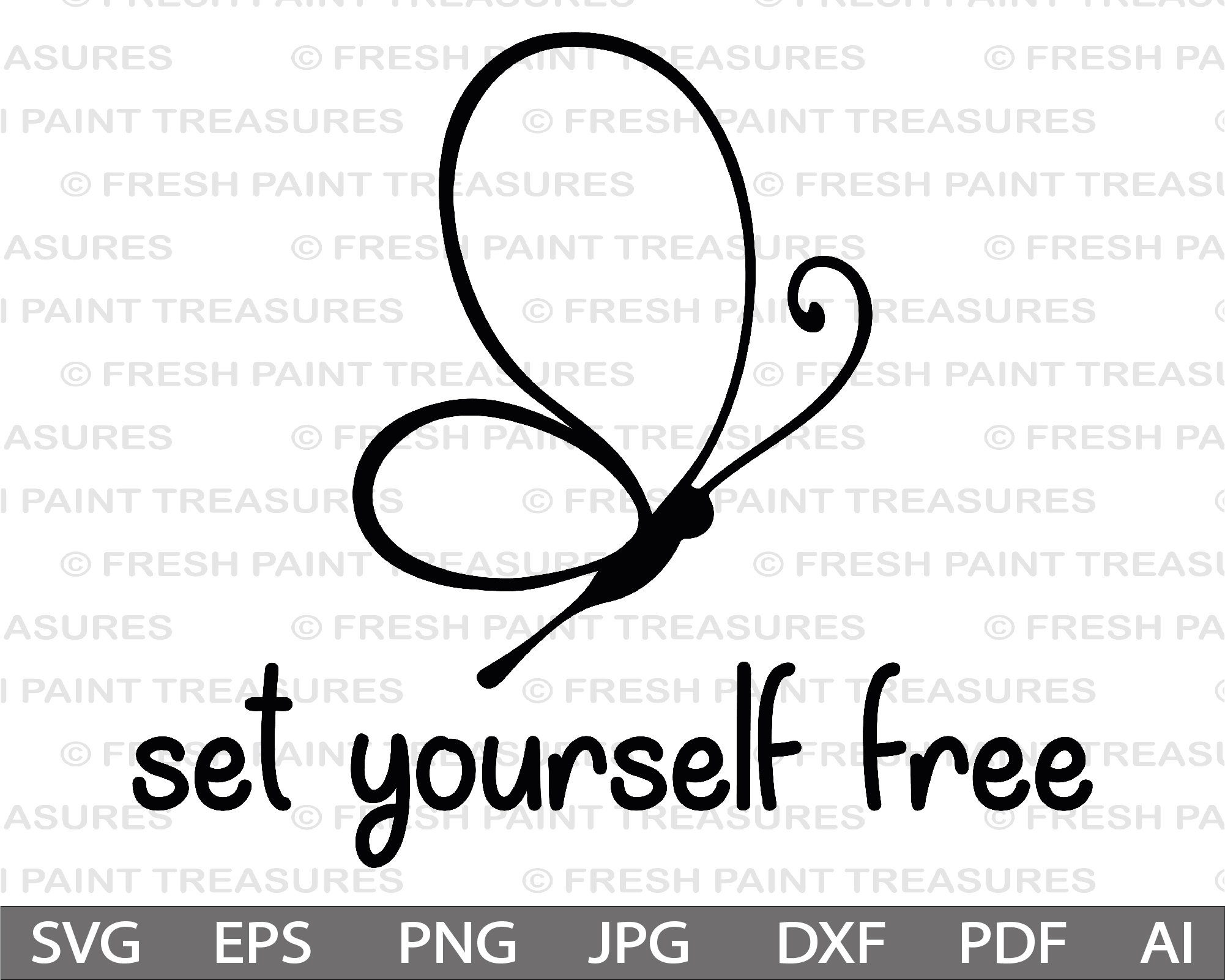Set Yourself Free Svg, Affirmations Svg, Self Love Svg, Digital ...