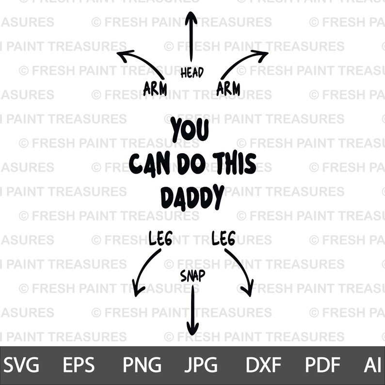 You Can Do This Dad Svg / Fathers Day Svg / Funny Baby - Etsy