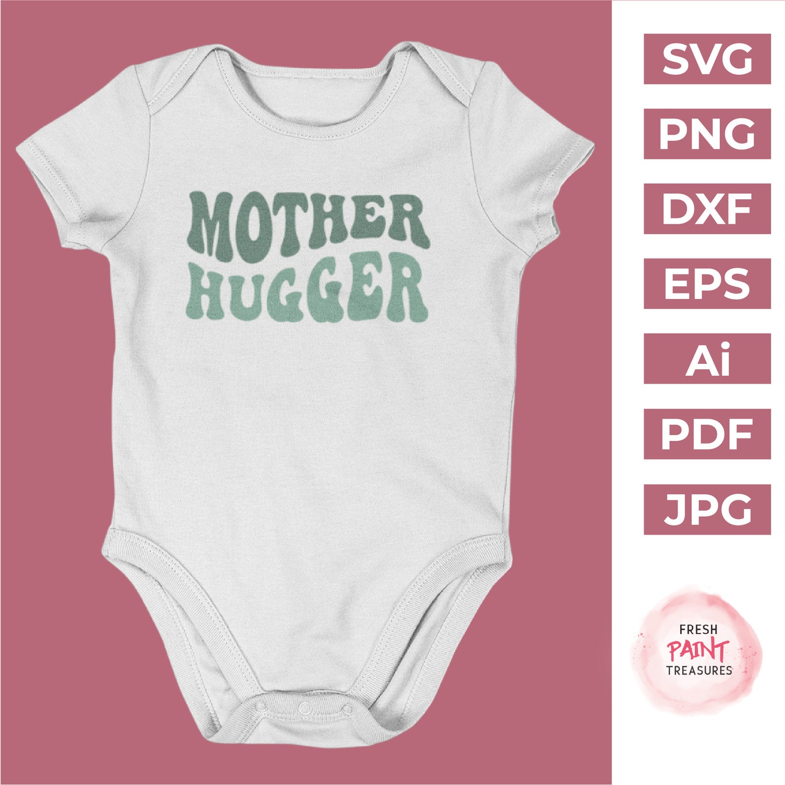 Mother Hugger SVG PNG Baby Svg Boho Svg Retro Svg Hippie - Etsy