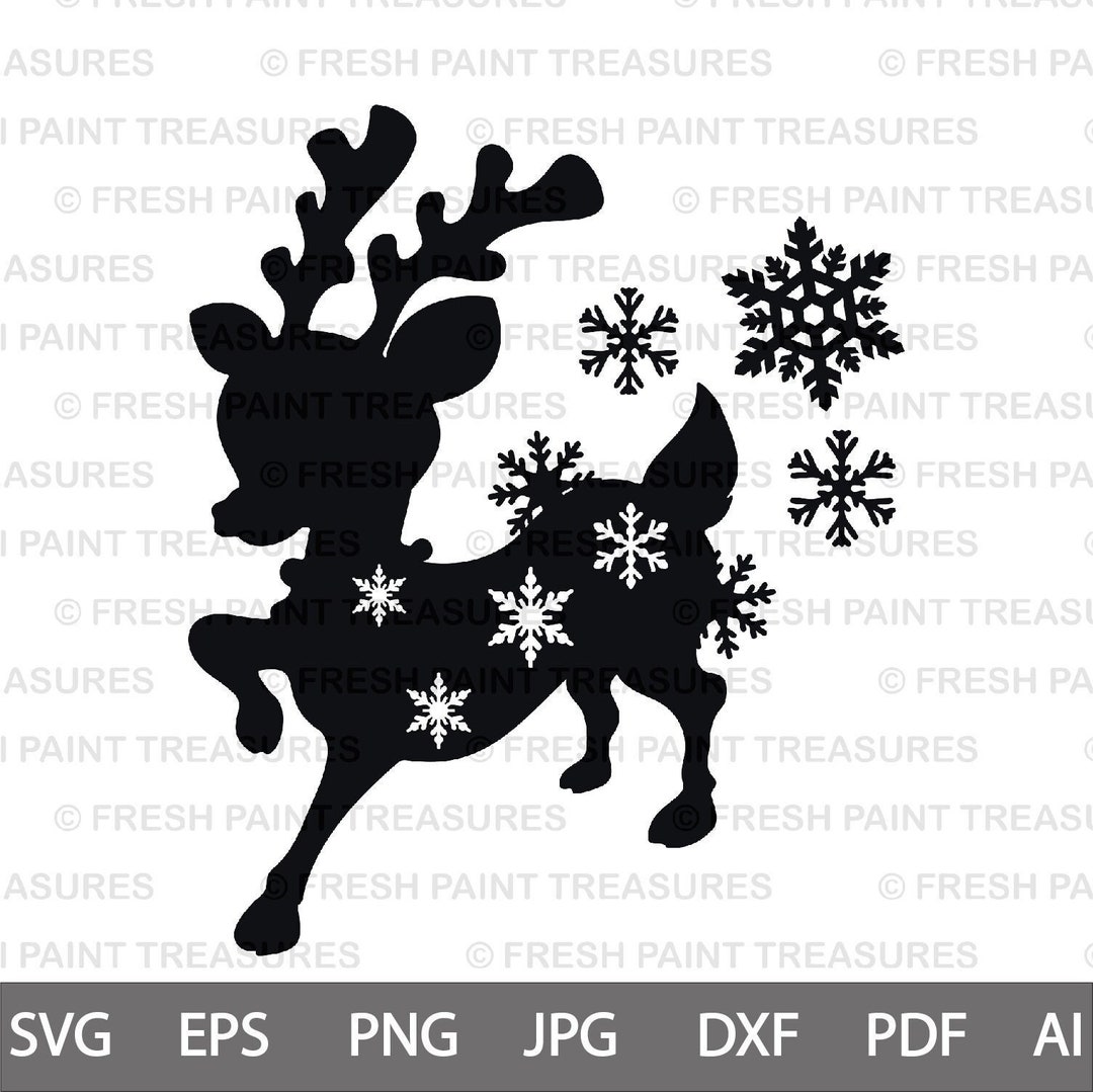 Digital Download / Baby Deer Svg / Christmas Clipart / Cut Files for ...
