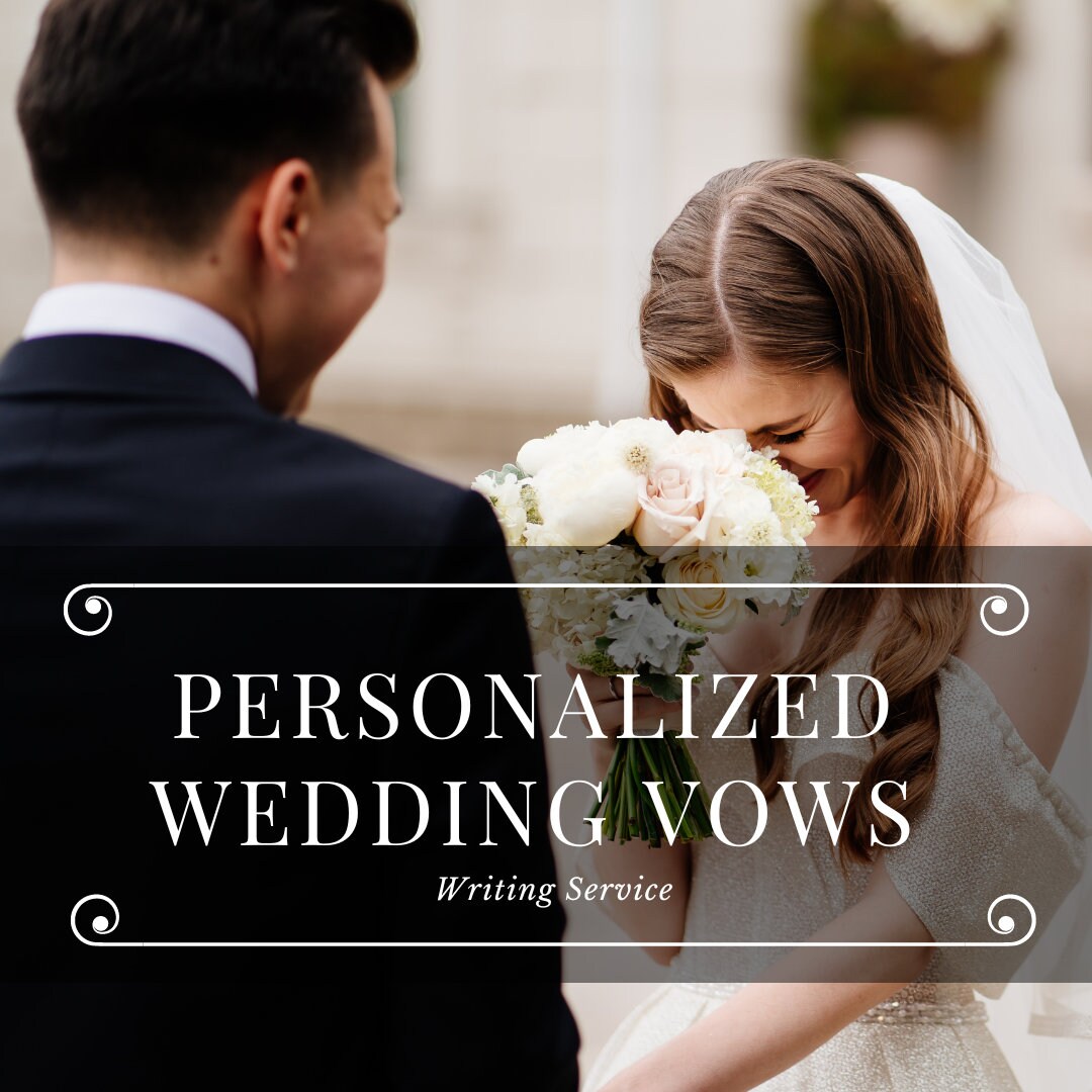 Personalized Wedding Vows Writing Service - Customized Love Promises ...
