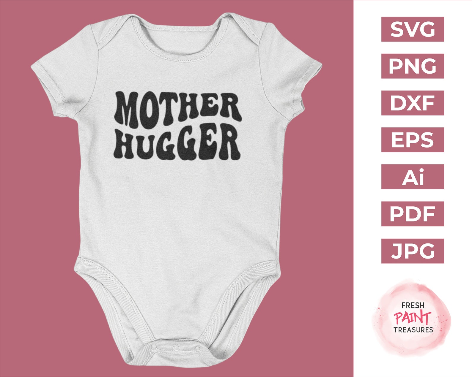 Mother Hugger SVG PNG Baby Svg Boho Svg Retro Svg Hippie - Etsy