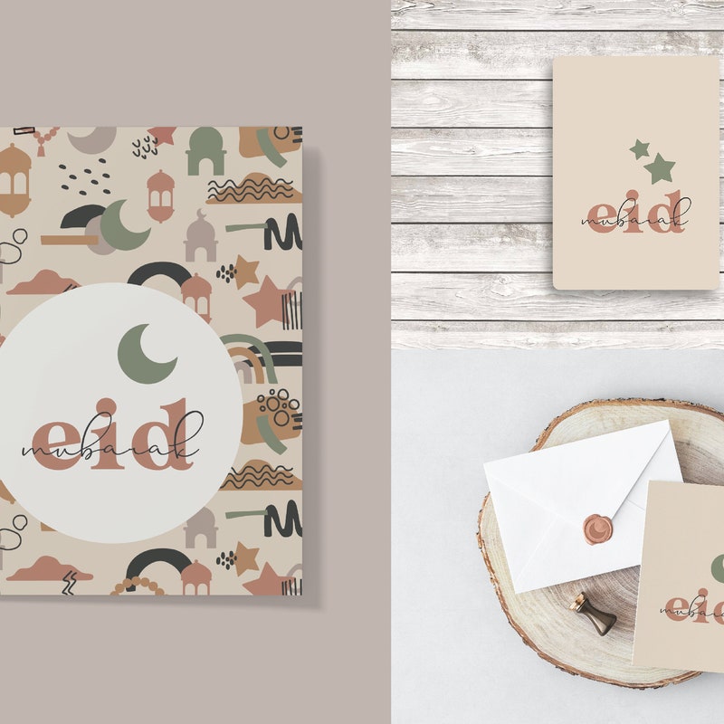 Eid Cards Printable - Etsy