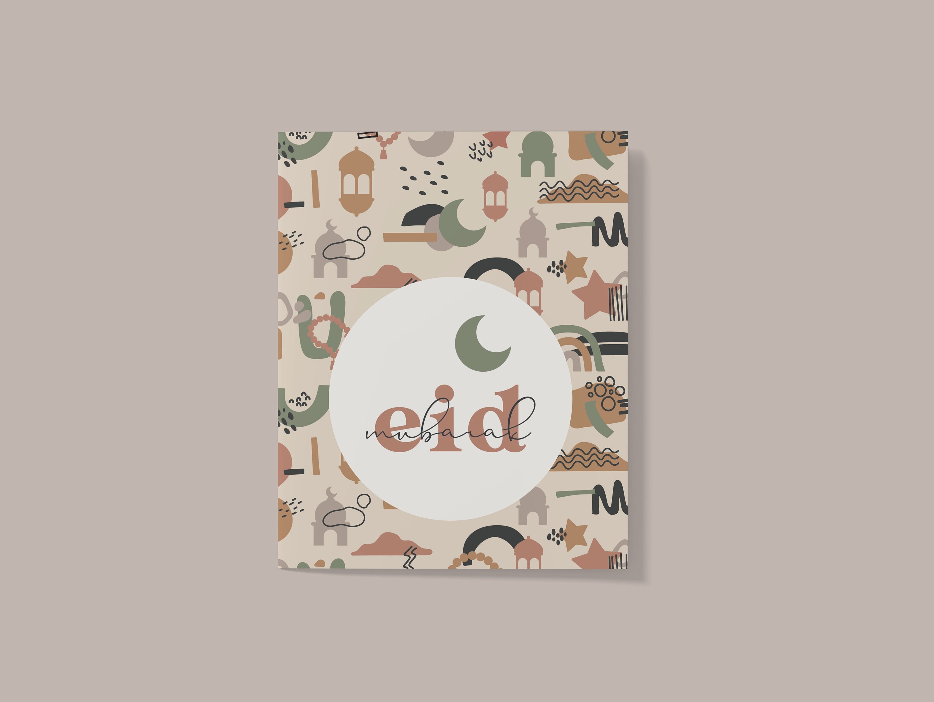Set of 3 Printable Eid Cards, Modern Eid Cards, Digital Download, Eid ...