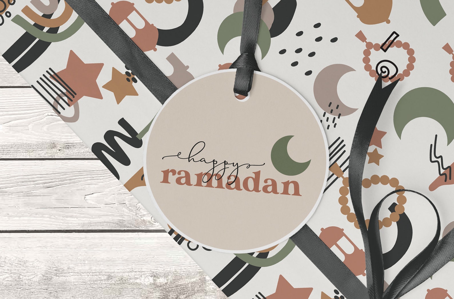 Ramadan Gift Tags, Digital Download, Printable, Modern Ramadan Tags ...