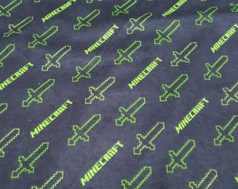Game on Flannel Fabric - Etsy