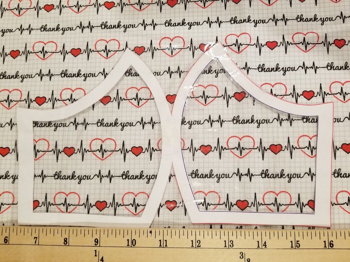 Graph Heartbeat Thank You EKG Nurse Doctor Healthcare 100% - Etsy