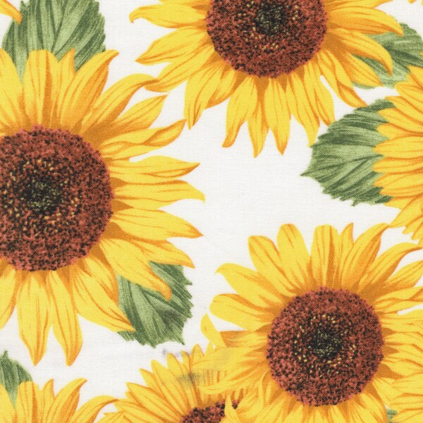 Sunflower Fabric by the Yard - Etsy