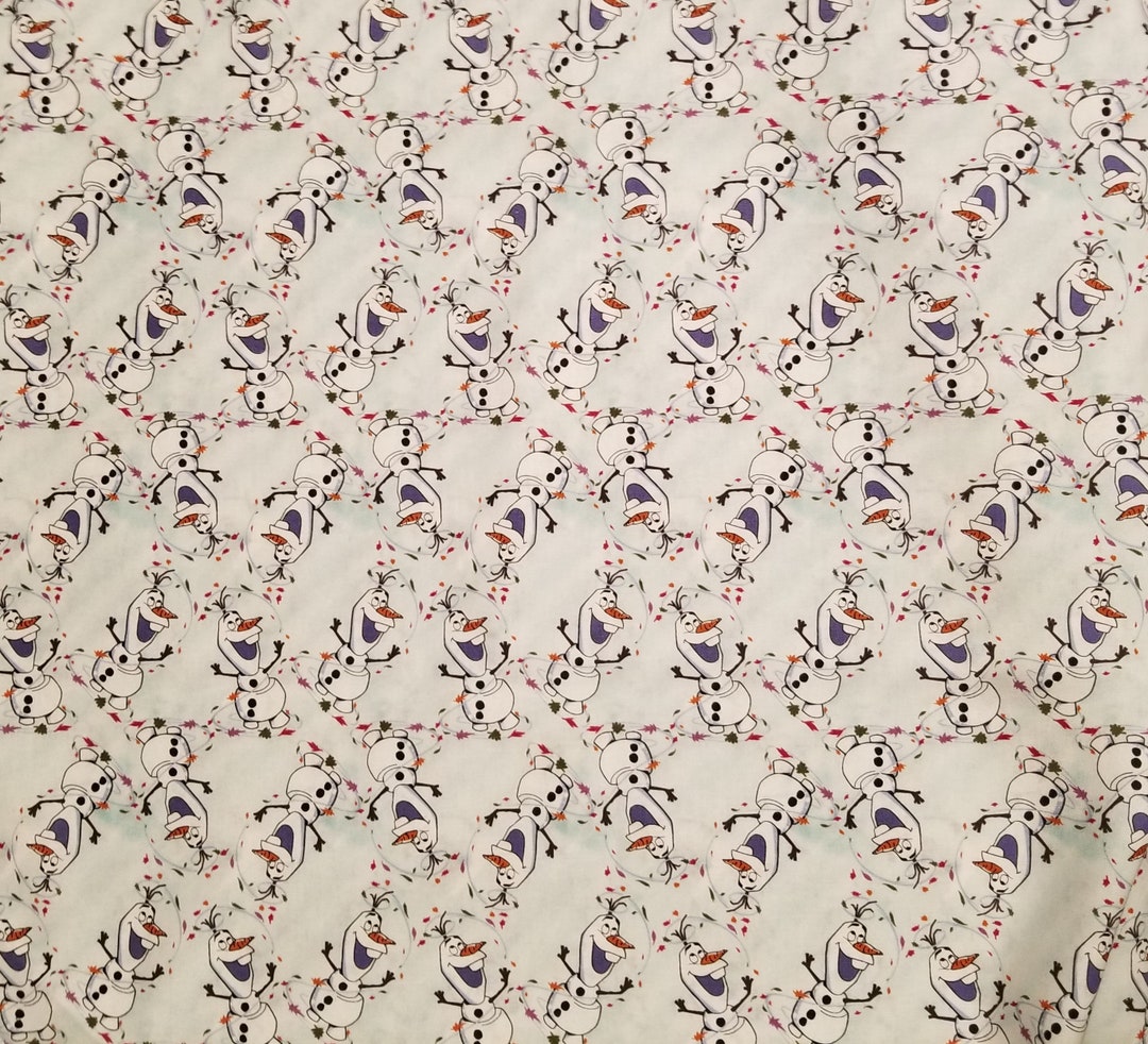 Disney Frozen 2 Olaf Leaves - 100% Cotton Fabric - Select Your Size or ...