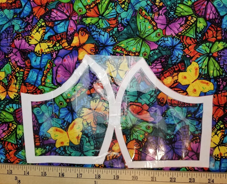 Packed Rainbow Butterflies 100% Cotton Fabric Select Your - Etsy