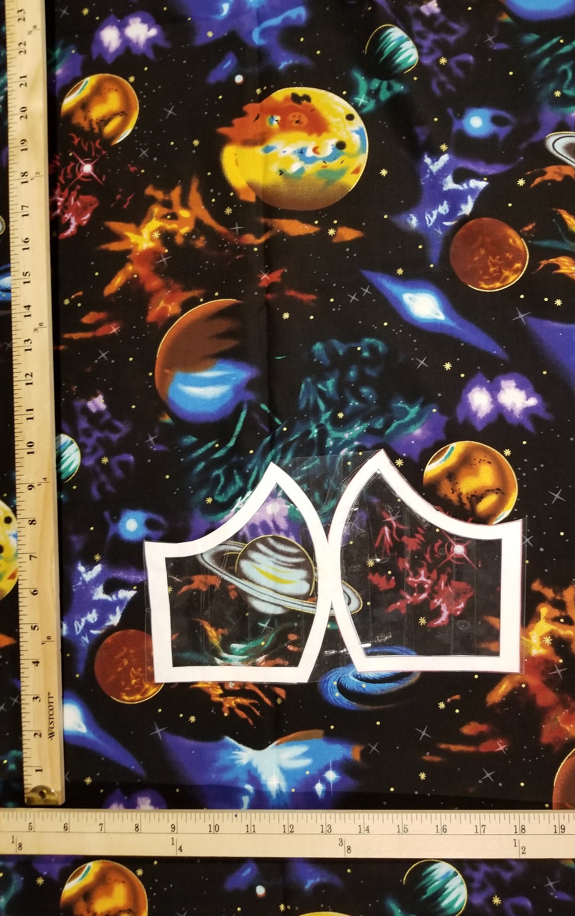 Large Planets Novelty Cotton Fabric 100% Cotton by the - Etsy