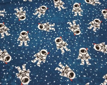 Astronaut Cotton Fabric - Etsy