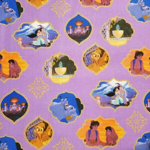 Disney's Aladdin Movie Stills 100% Cotton Fabric - Etsy
