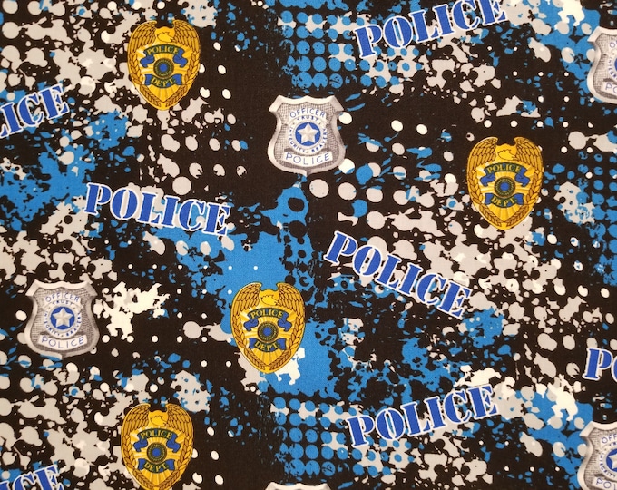 Police Fabric Small Scale Grey Badge Cuffs Police Department by ...