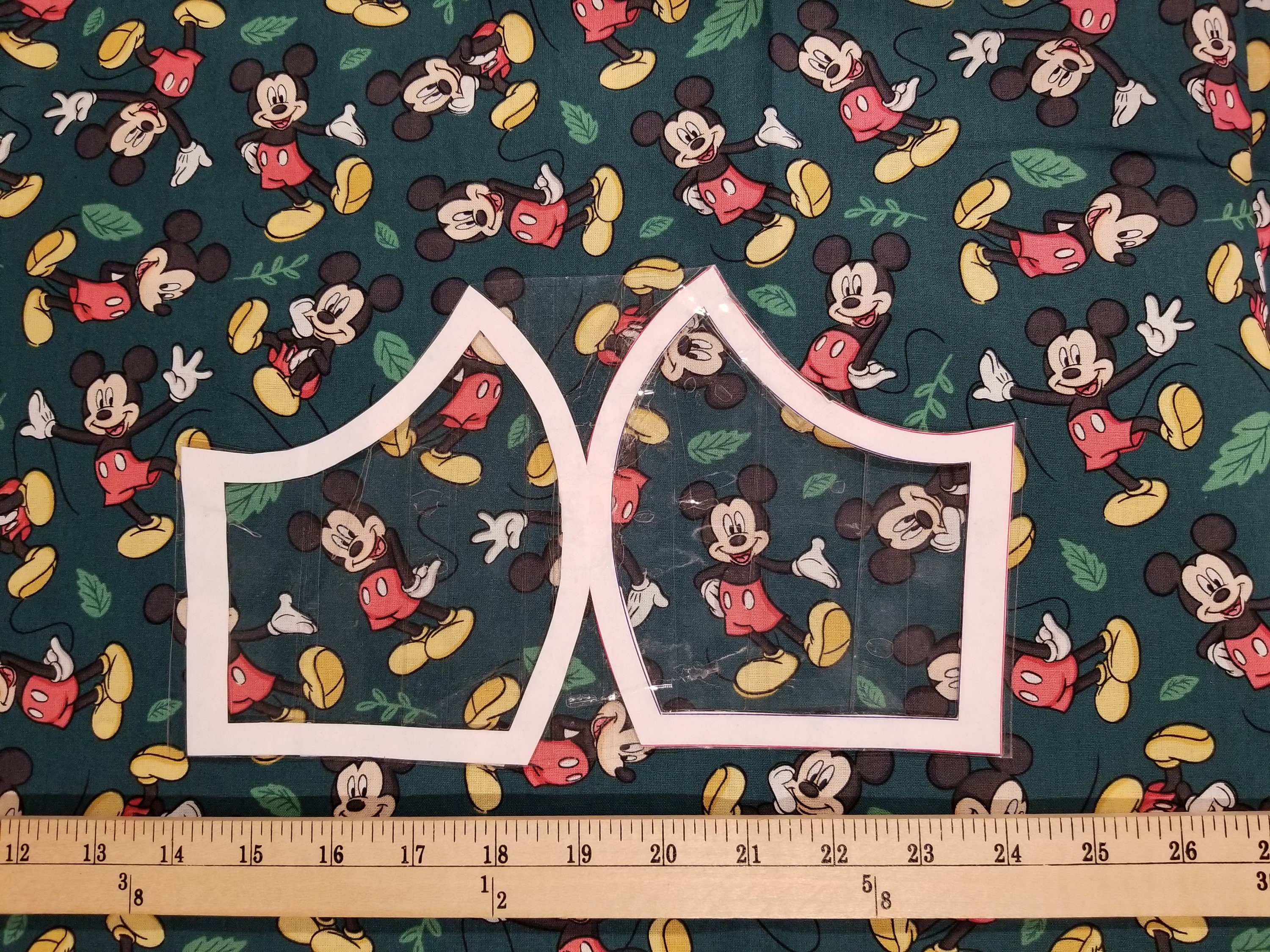 Mickey Mouse Traditional Fall - 100% Cotton Fabric - Select Your Size ...
