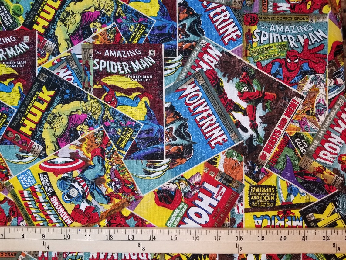 Marvel Comic Books Retro Spider-man Wolverine Iron Man Hulk Thor ...